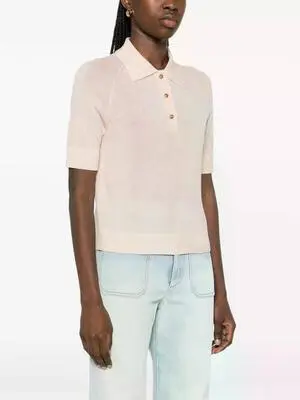 Victoria Beckham Buttoned Polo Top