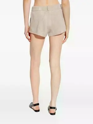 LISA YANG Annora Knitted Shorts - Neutrals