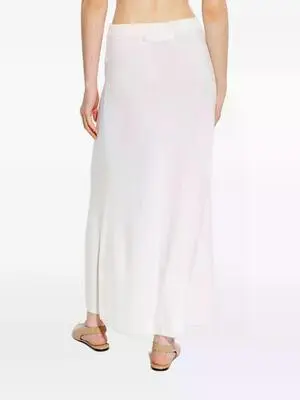 LISA YANG Knitted Midi Skirt - Neutrals