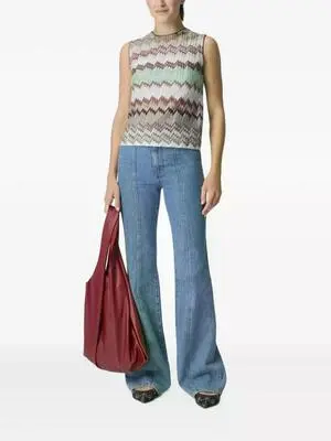 MISSONI Zigzag Crew Neck Top