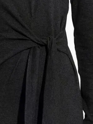 LISA YANG Alayne Long-sleeve Midi Dress - Grey