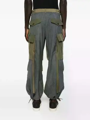 KHOKI Pocket Striped Trousers