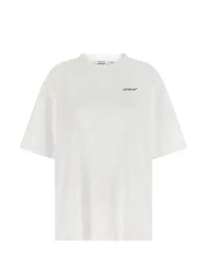 Off-white Drop Shoulder T-shirts For Women