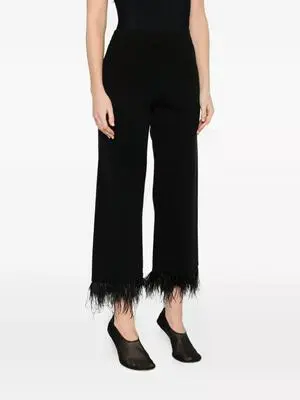 PHILO-SOFIE Feather-hem Trousers