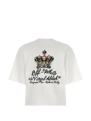 Off-White Royal Crown Print T-shirt