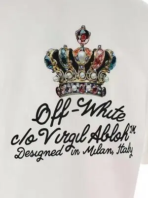 Off-White Royal Crown Print T-shirt