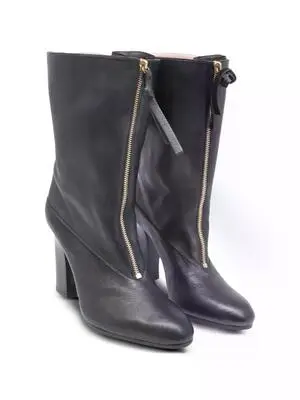 STUART WEITZMAN Front-zipped Heeled Boots