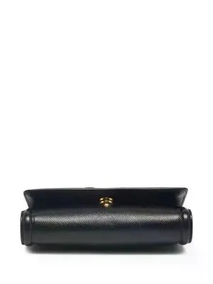 FERRAGAMO Vara Bow Leather Clutch