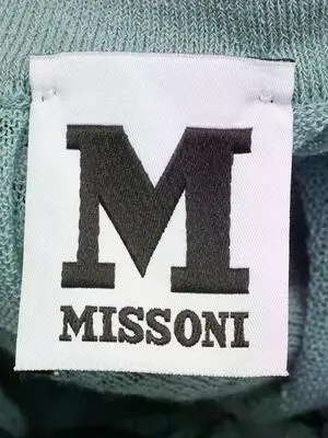 Missoni Knitted V-neck Top - Blue