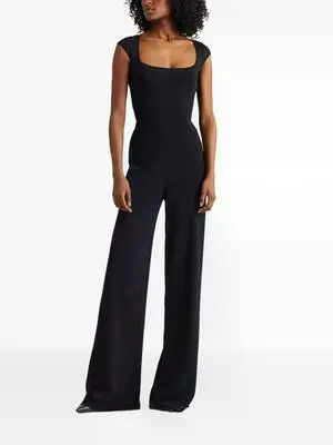 Ralph Lauren Square-neck Open-back Jumpsuit