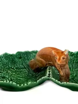 BORDALLO PINHEIRO Fox Leaf Plate