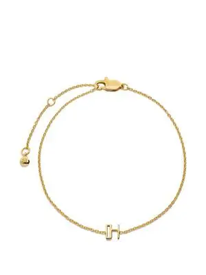 Monica Vinader Initial H Chain Bracelet - Gold
