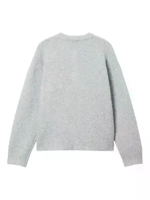 TOUT A COUP Bow-embellished Cardigan - Grey
