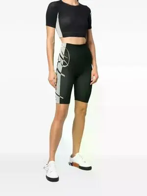 Rhude Techknit Cycling Shorts - Black