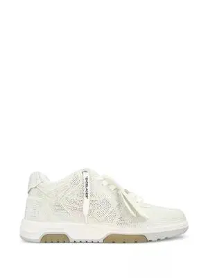 Off-white Embellished Sneakers For Men