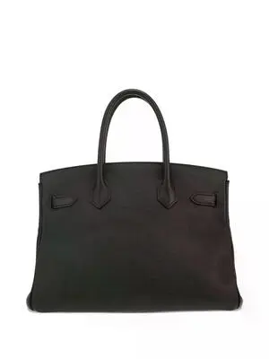 Hermès 2016 30 Birkin Leather Tote - Black