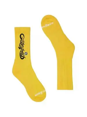 GODSPEED Logo-detail Socks - Yellow