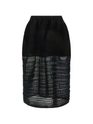 Issey Miyake Black Wash Skirts
