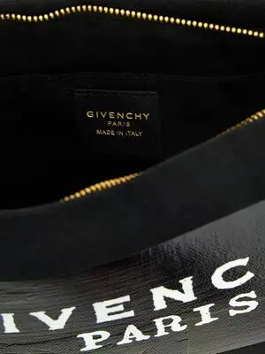 Givenchy Tape Print Small Clutch - Black