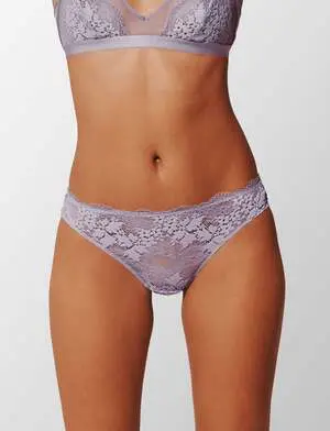 THIRDLOVE All Day Lace Bikini Panty - Dreamy Lilac