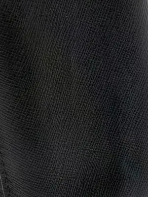 Furla Scalloped Leather Phone Case - Black