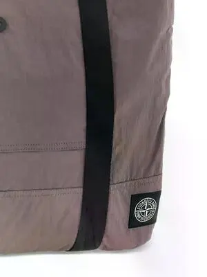 Stone Island Logo-patch Zip-fastening Tote Bag