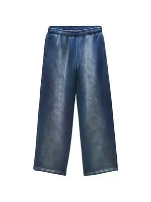 Alexander Wang Hotfix Embellished Trousers - Blue