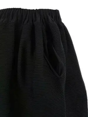 Issey Miyake Contrasting Knit Midi Skirt