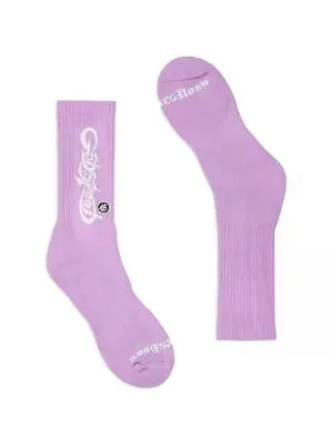 GODSPEED Ribbed Crew Socks - Purple