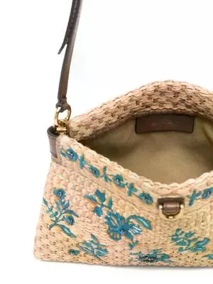 Etro Floral Embroidered Clutch