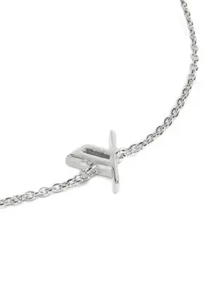 Monica Vinader Initial Y Chain Bracelet - Silver