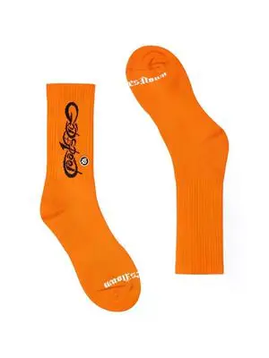 GODSPEED Ribbed Socks - Orange
