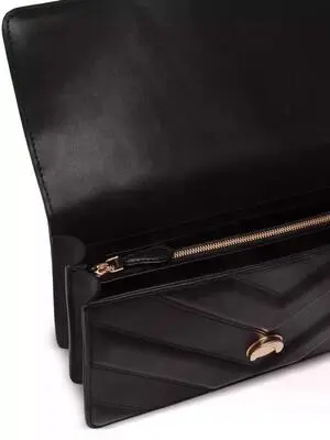 Pinko Medium Love Bag One Chevron Shoulder Bag - Black
