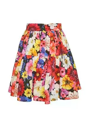 Dolce & Gabbana Floral-pattern Midi Skirt
