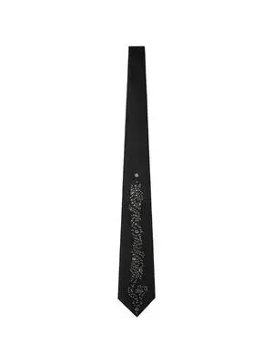 Versace Embellishment Neck Tie - Black