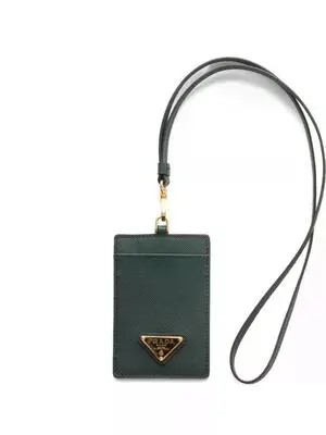 Prada Leather Badge Holder