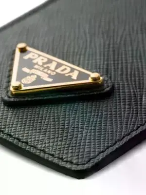 Prada Leather Badge Holder