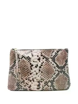 MARC ELLIS Amaya M Snake-effect Clutch Bag
