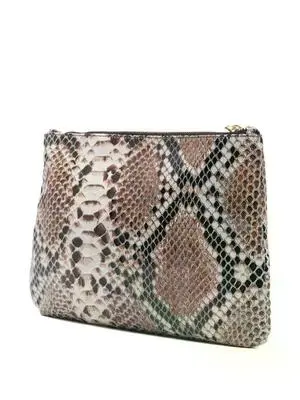 MARC ELLIS Amaya M Snake-effect Clutch Bag