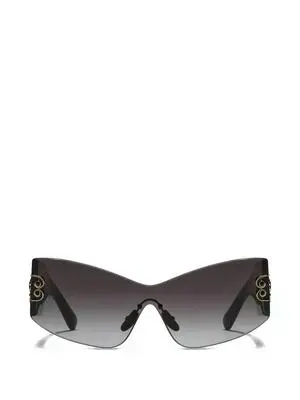 Dolce & Gabbana Filigrana Embellished Sunglasses - Black