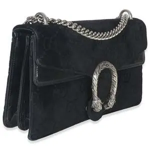 Gucci Gg Embossed Velvet Dionysus Chain Bag