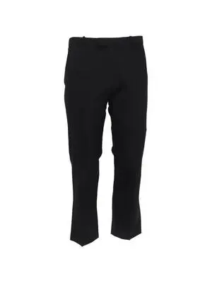 Theory Regular Fit Cropped Trousers - Black