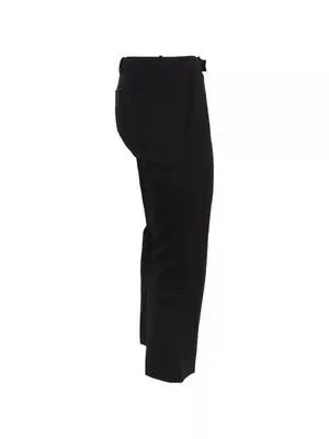 Theory Regular Fit Cropped Trousers - Black