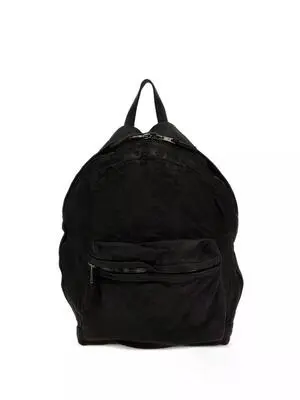 GIORGIO BRATO Zip-fastening Leather Backpack - Black