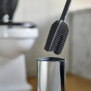 JOSEPH JOSEPH Flex 360 Luxe Advanced Toilet Brush With Stainless-steel Finish