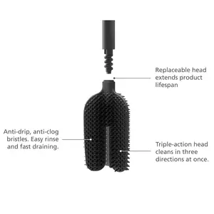 JOSEPH JOSEPH Flex 360 Advanced Toilet Brush With Matt Finish