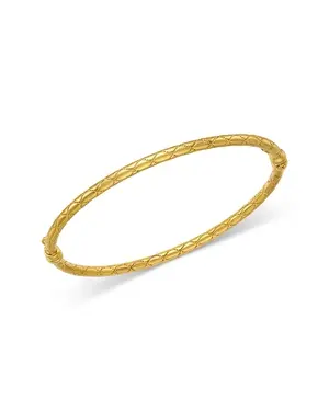 Bloomingdale'S Polished X Design Bangle Bracelet - Gold