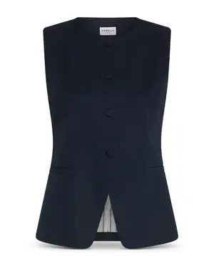 Marella Sleeveless Buttoned Vest