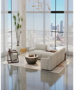 FEIZY Pearson Prs39srf Area Rug 9' X '12 - Ivory