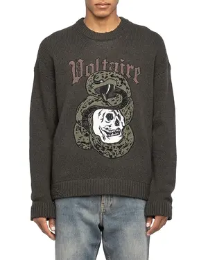 Zadig&Voltaire Snake Graphic Logo Sweater